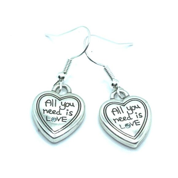 Brighton | Jewelry | Brighton Peace Charming Blue Heart All You Need Is ...